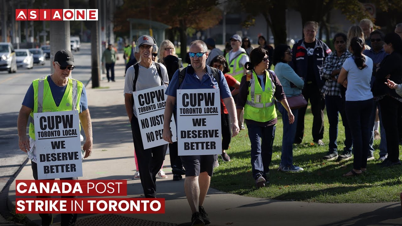 Canada Post Strike Continues | Workers Protest Postal Service Overhaul ...
