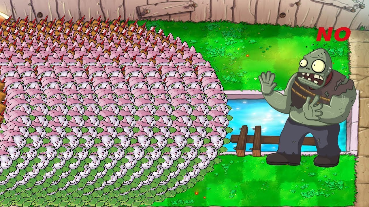 99999999999 Cattail vs 9999999999 Gargantuar - Plants vs Zombies ...