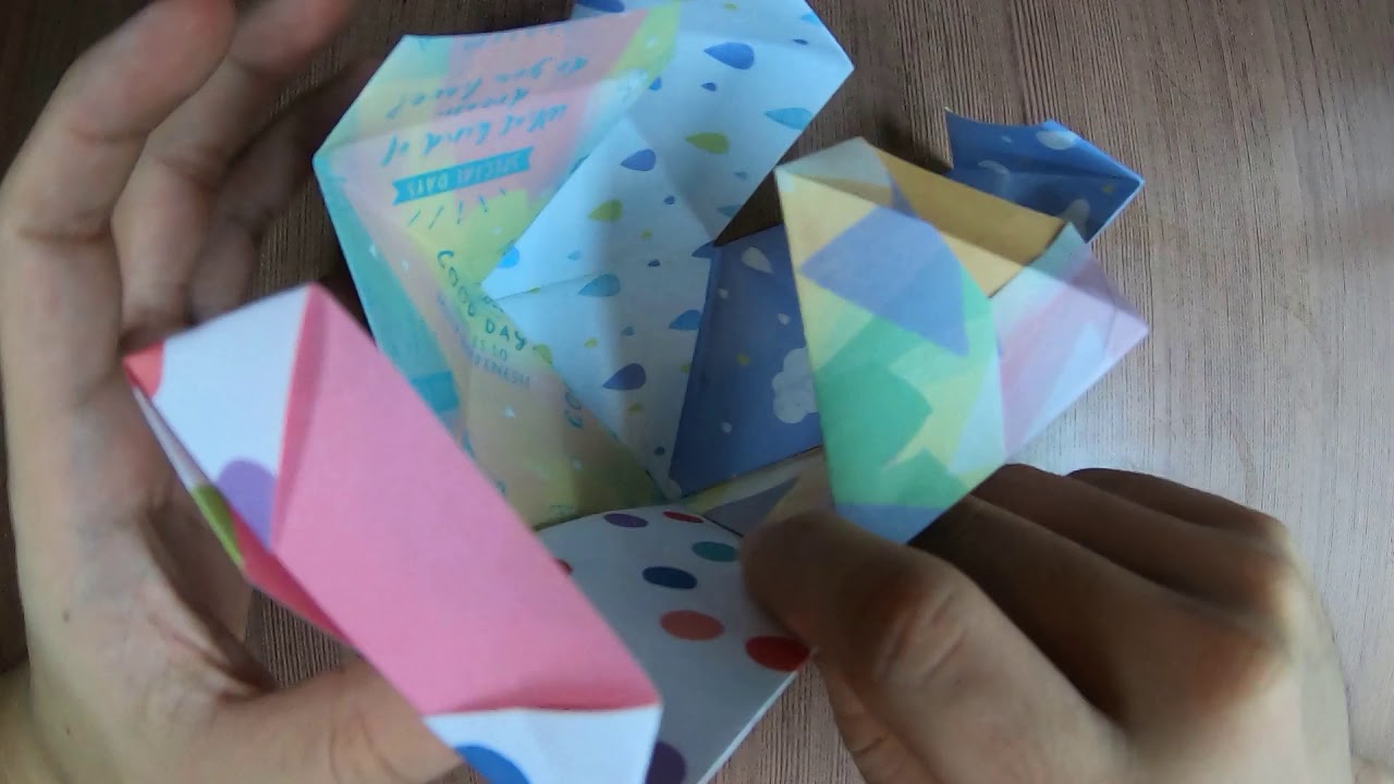 MODULAR ORIGAMI TUTORIAL - Pentagon Spinner - YouTube