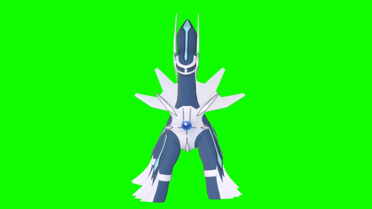 Dialga animated front pokemon chroma - YouTube