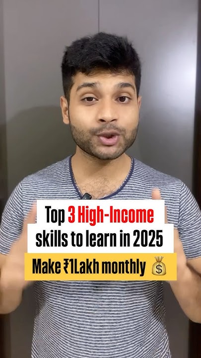 3 High-income skills you must learn in 2025 - YouTube