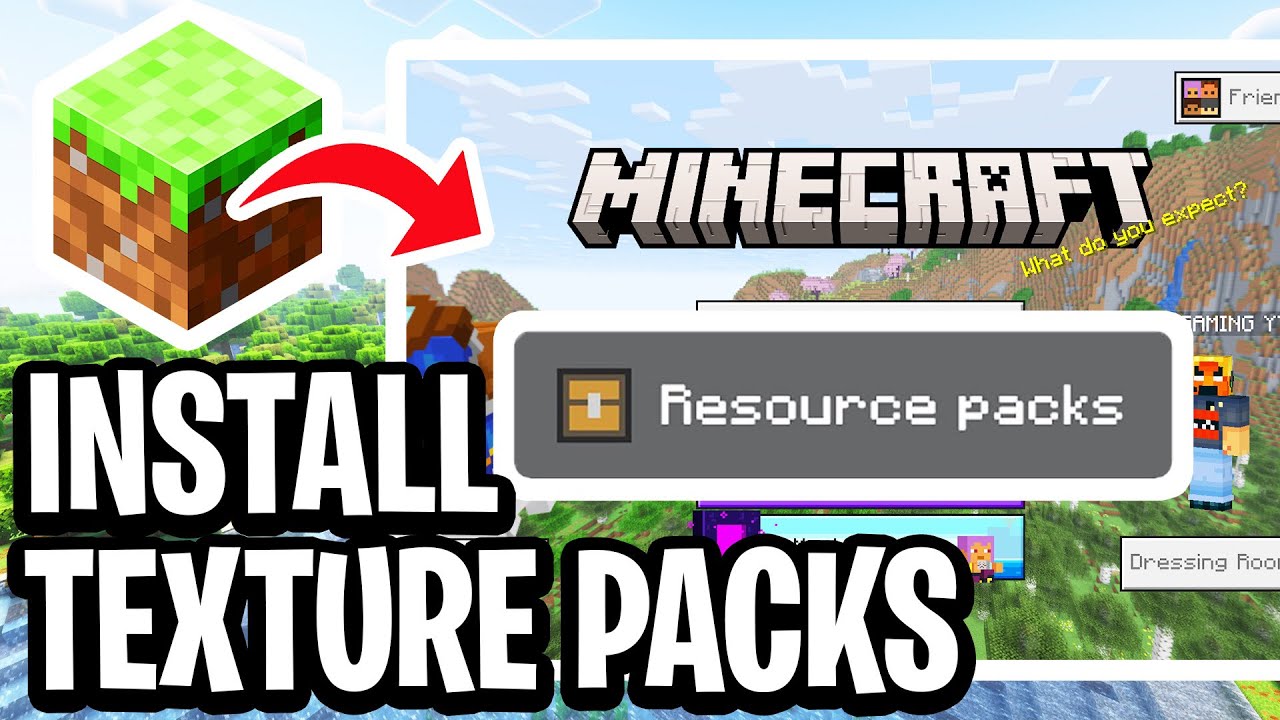 How To Get Texture Packs For Minecraft Bedrock - Full Guide - YouTube