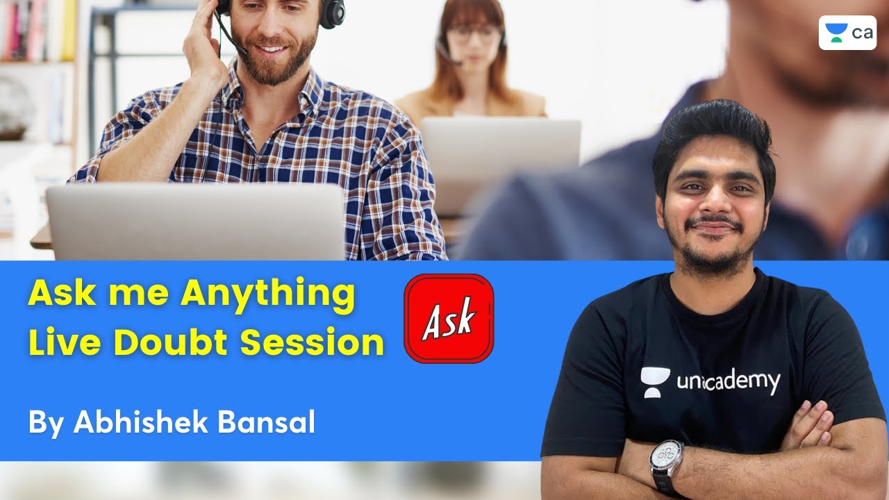 Ask me Anything | Live Doubt Session | Target Dec'21 | CA Final ...
