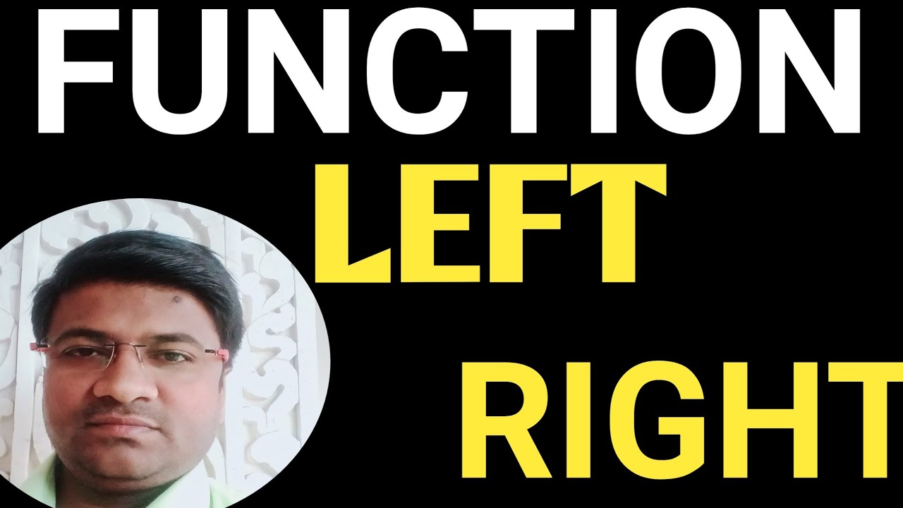 How To Use Left Right Formula In Excel GYANWITHKUMAR EXCEL YouTube How To Use Left Right Formula In Excel GYANWITHKUMAR EXCEL YouTube