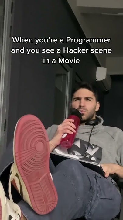 Hackers in movies vs. reality #coding - YouTube