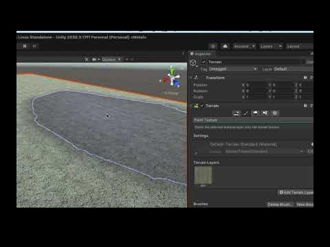 Creating Basic Unity Terrains pt1 4 - YouTube