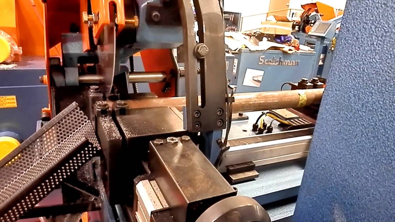 Scotchman HFA CNC Automatic Cold Saw - NEW! CNC - YouTube