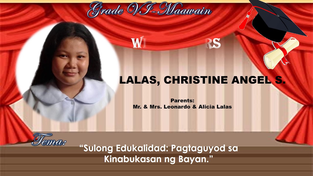 Lambayan Elementary School virtual Recognition - YouTube