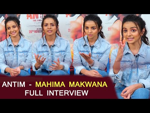 Antim Actress Mahima Makwana Interview For Antim Movie - Antim Film New ...