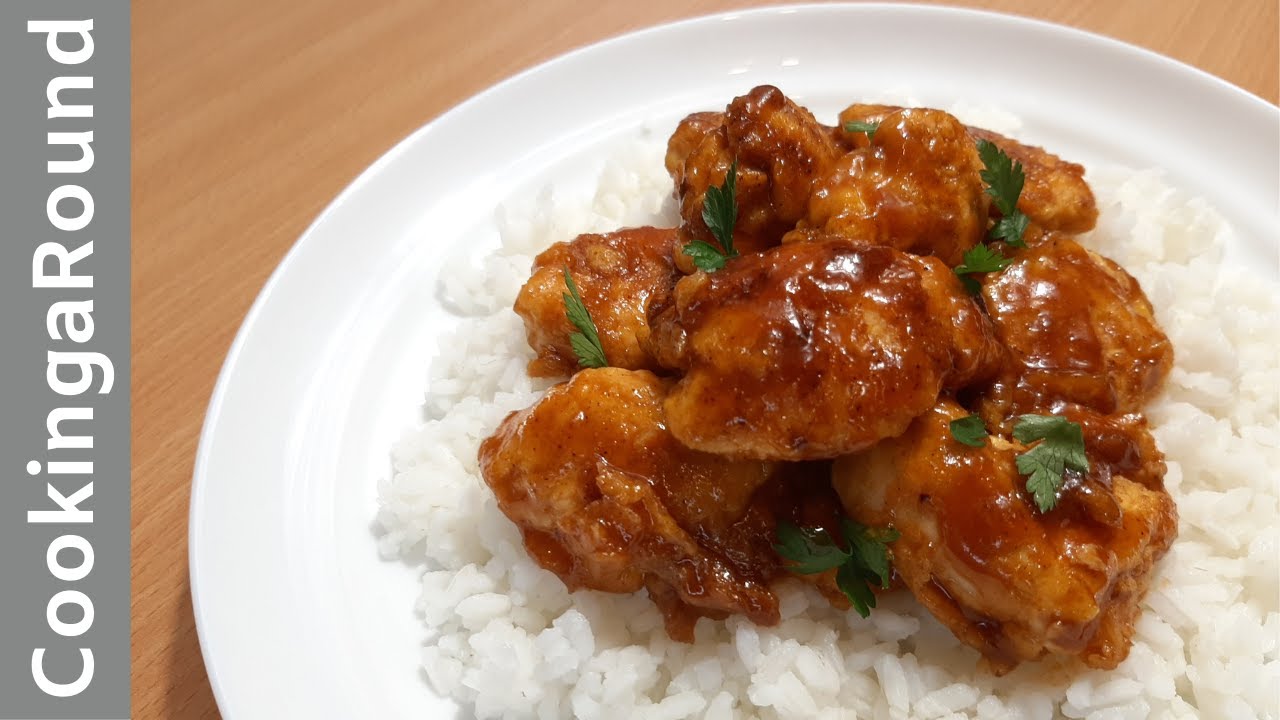 Sesame Chicken with Asian Sauce Recipe - YouTube
