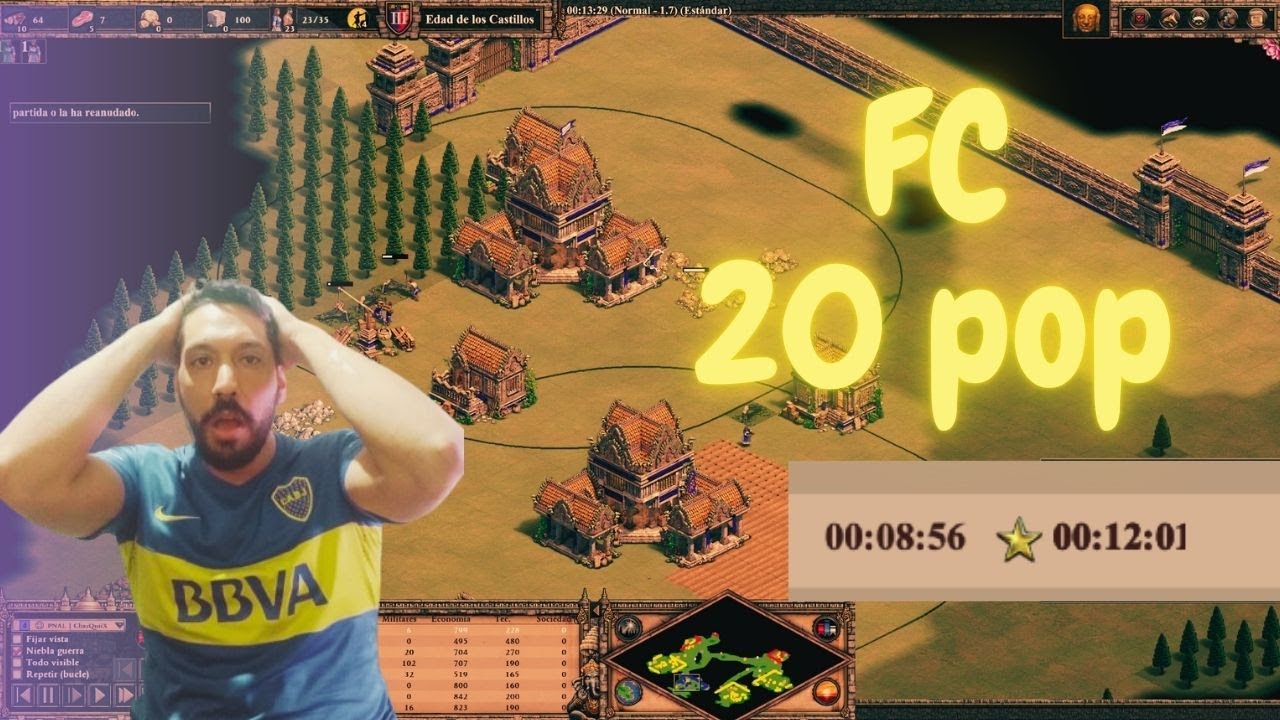 EL FAST CASTLE MAS RAPIDO JAMAS VISTO. NUEVO META? #aoe2 #tutorial ...