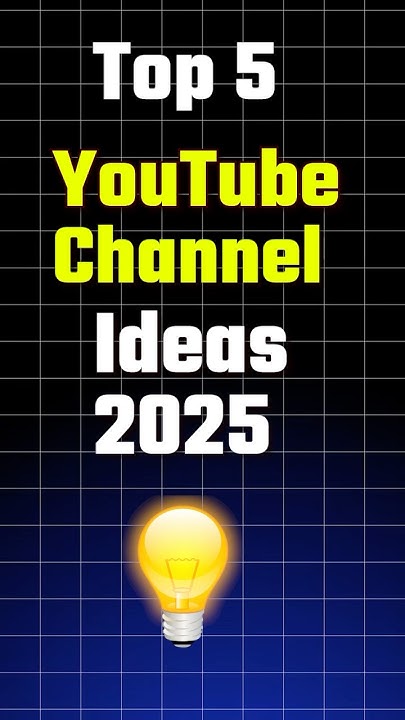 5 Best YouTube Channel Ideas 2025 | Niche Ideas For YouTube Channel #shorts #ytshorts # ...