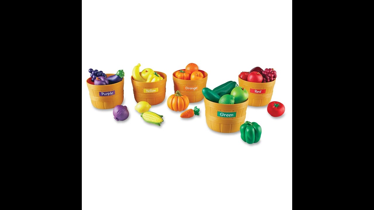 Review: Learning Resources Farmers Market Color Sorting Set - YouTube