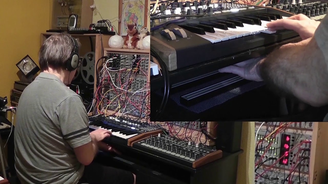 Trautonium-Day Part 3 - 3rd Patch - 2 Trautonium Controller with 4 VCOs ...