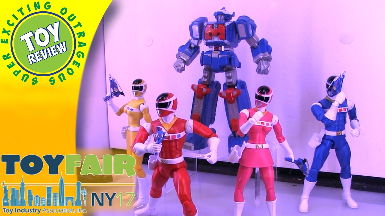 Power Rangers Bandai Booth at New York Toy Fair 2017 - Legacy Powers In ...