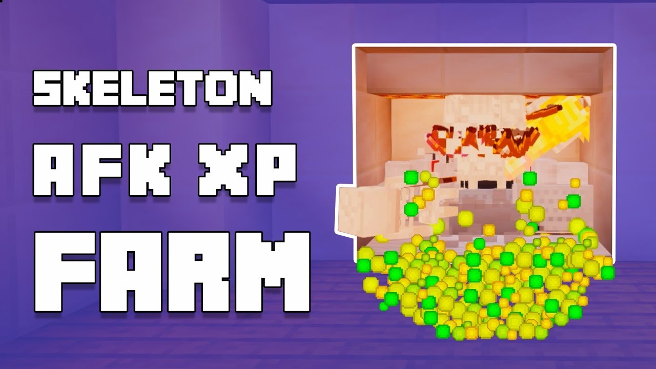 Most Efficient Fully Automatic Experience Skeleton Farm (1.14.4+) - YouTube