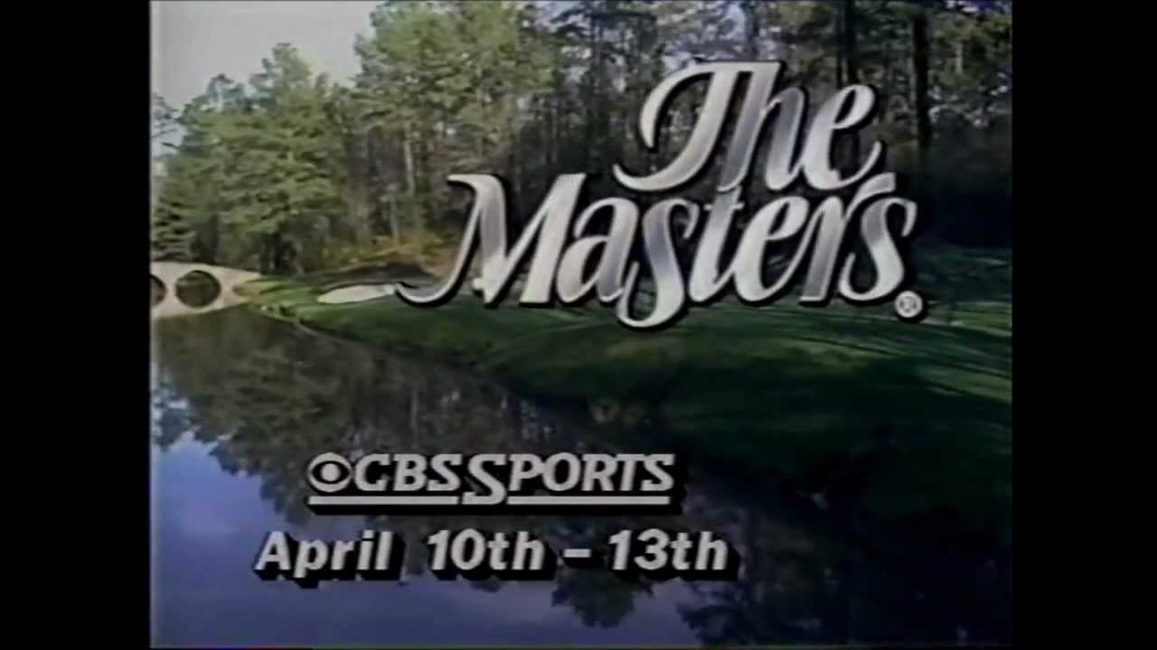 The Masters, CBS spot from March 1986 - YouTube