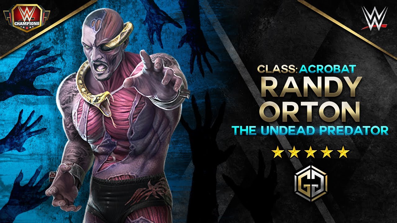 5SG Character Preview: Randy Orton "The Undead Predator" Gameplay / WWE ...