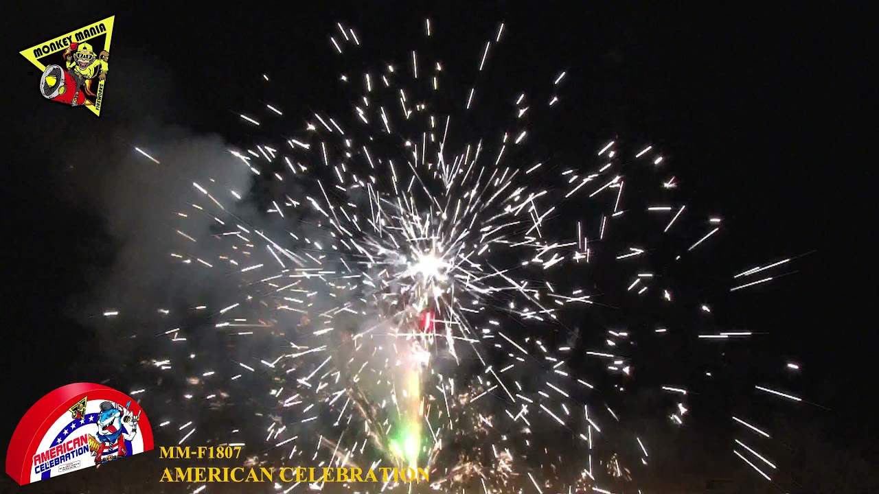 AMERICAN CELEBRATION MM-F1807 BY MONKEY MANIA FIREWORKS - YouTube