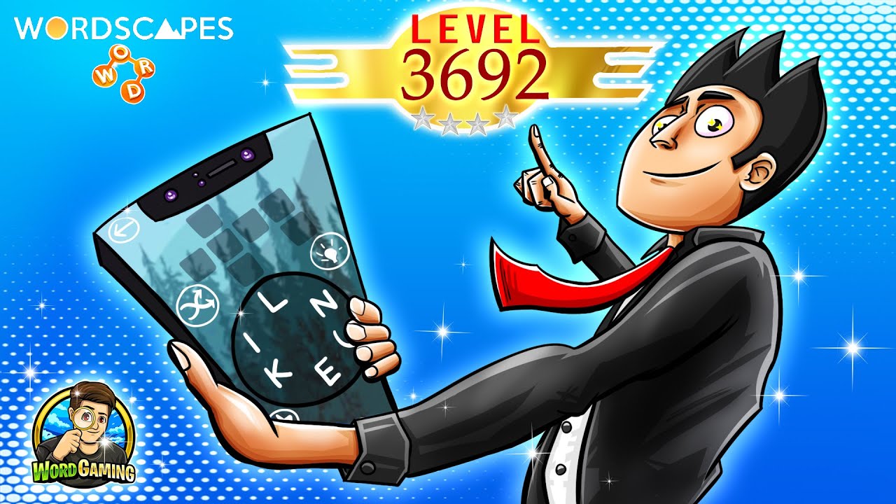 Wordscapes Level 3692 Answers - YouTube