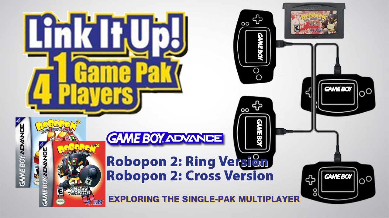 GBA Single-Pak Link - Robopon 2 Cross & Ring Version (Panel Attack ...