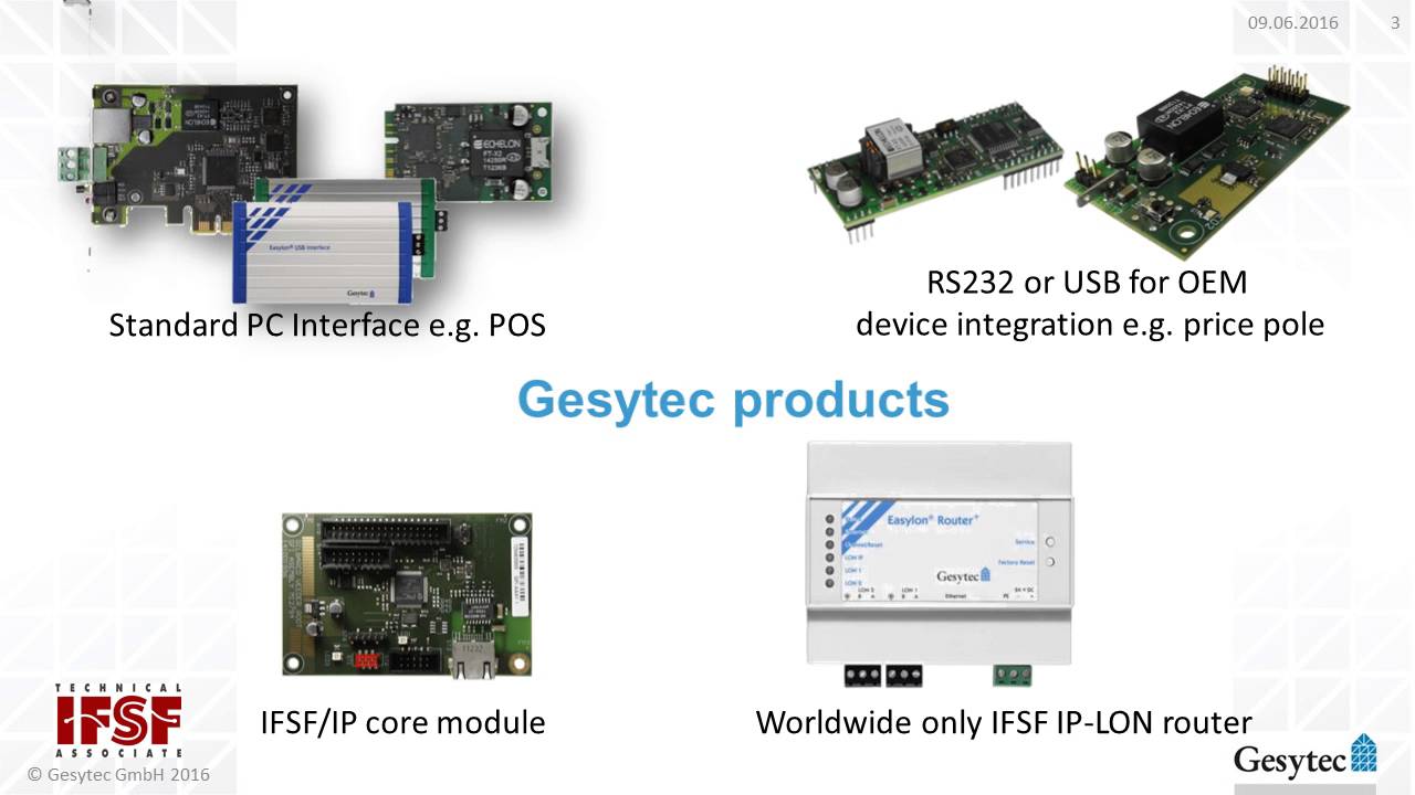 Gesytec products for IFSF applications - YouTube