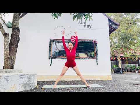 sensual stretch routine, Yoga in Pantyhose