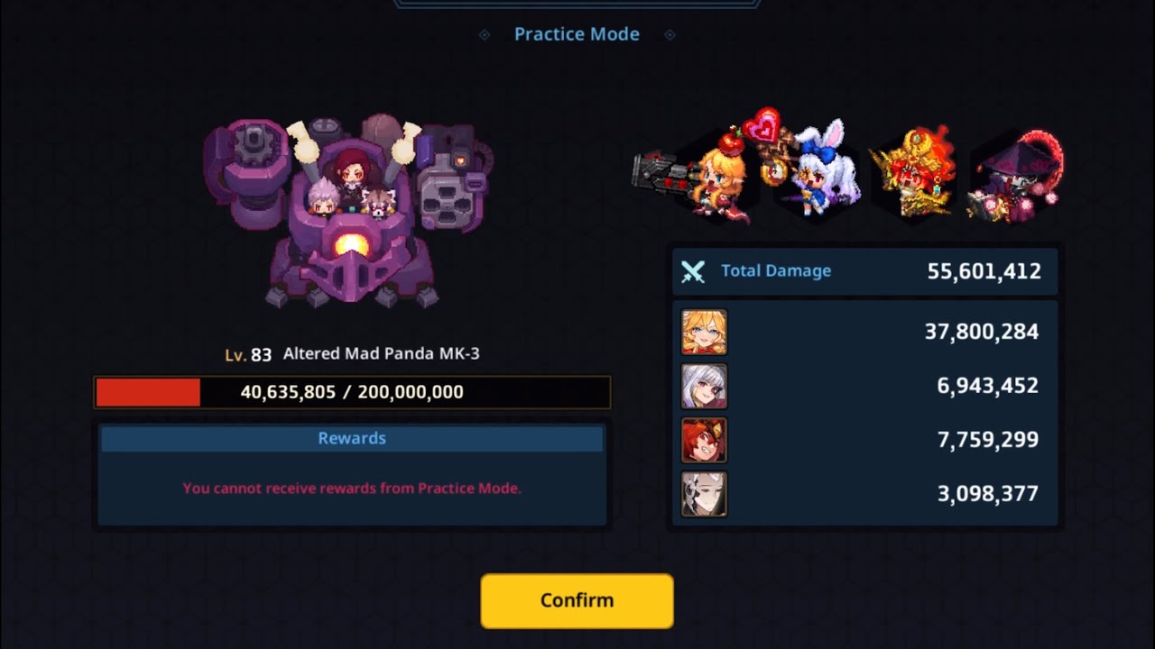 Guardian Tales - Raid - Panda 83 (Earth) [Elvira-Lucy-Vishuvac-Chun ...