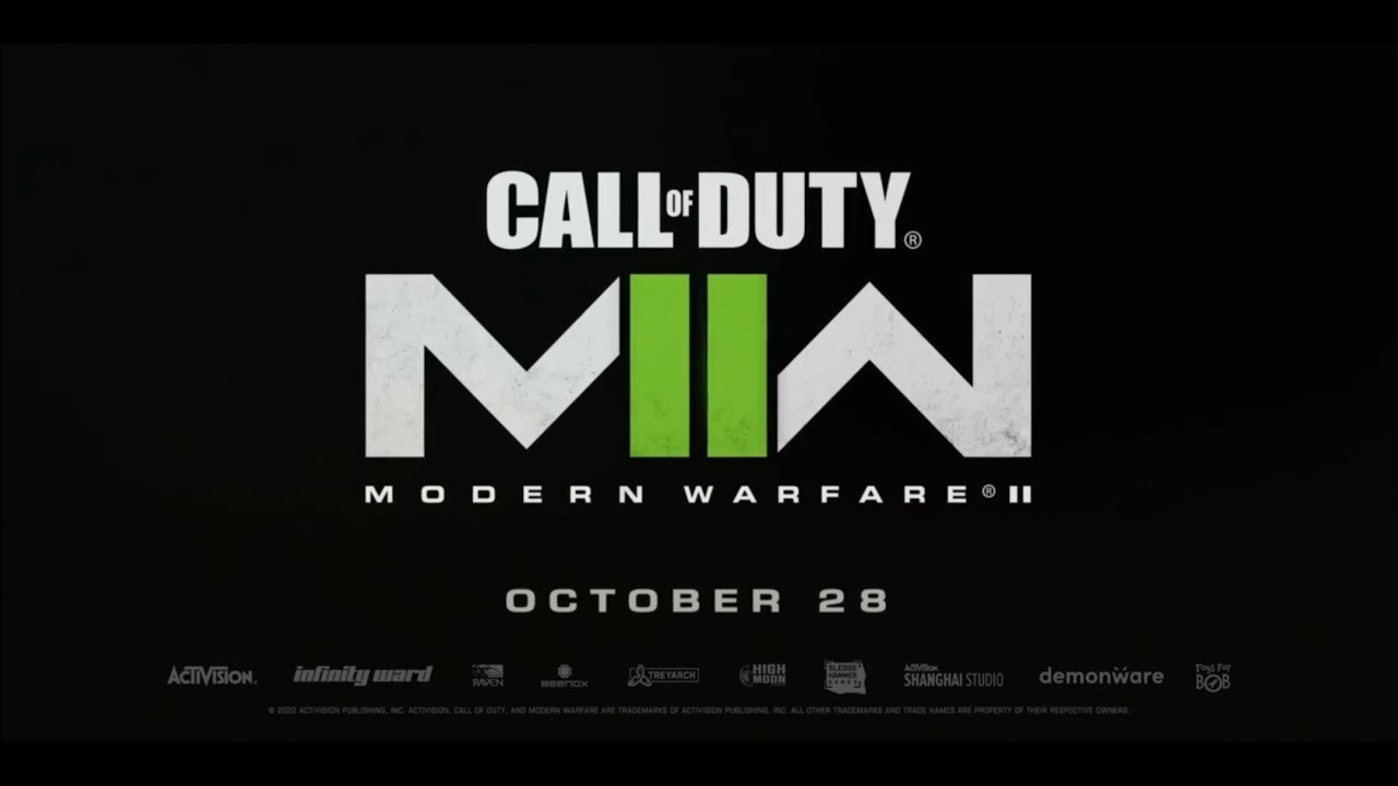 Call of duty MW2 trailer - YouTube