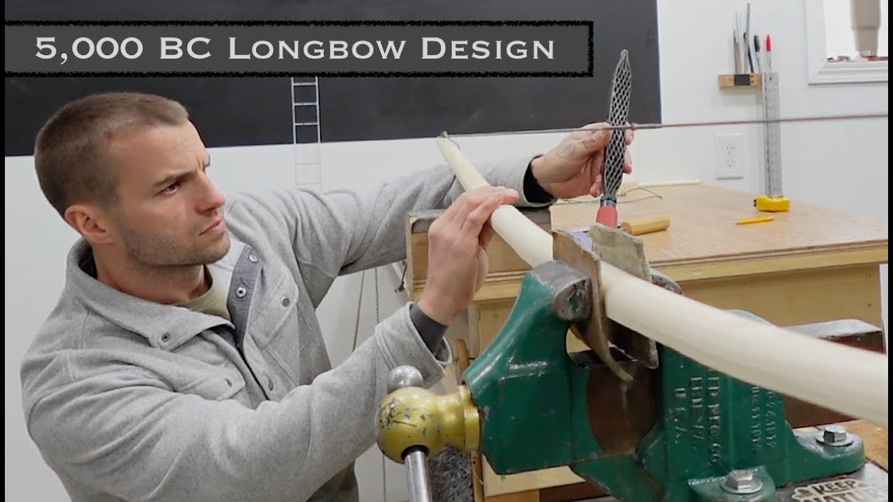 Neolithic Ash Longbow Made w/ Modern Tools - YouTube