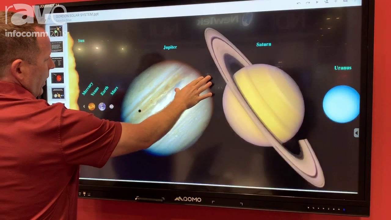 InfoComm 2019: Qomo Launches Its New Journey 14 4K Interactive Panel ...