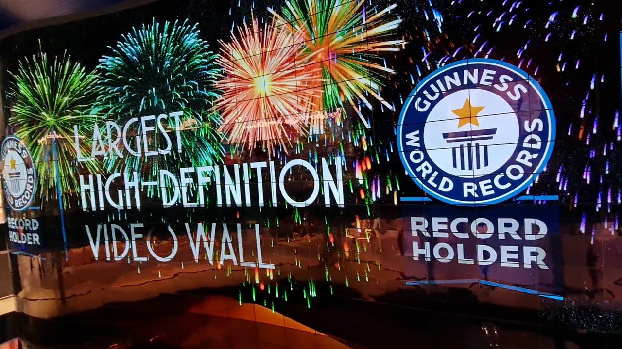 Largest High Definition Video Wall | World Record Video Wall At Dubai ...