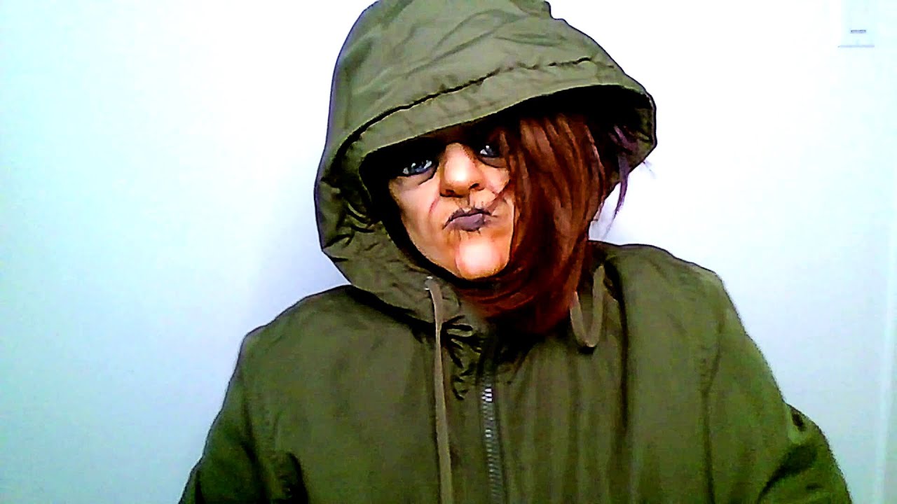 Costume Illusion Face Painting - Shrunken Head - YouTube