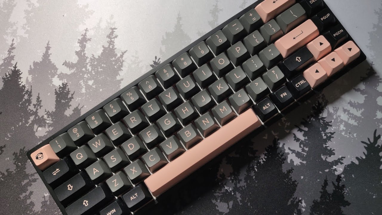 Akko 3068S with Jelly Pink and Ajazz Banana - YouTube