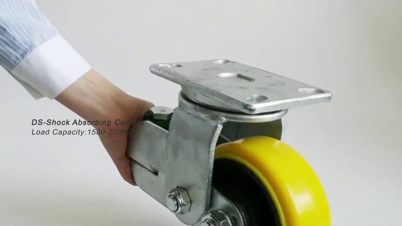 Shock Absorbing Caster Wheels: Heavy Duty Caster With Double Springs ...