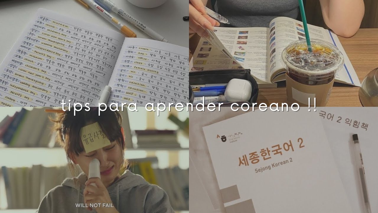 5 TIPS PARA APRENDER COREANO - YouTube