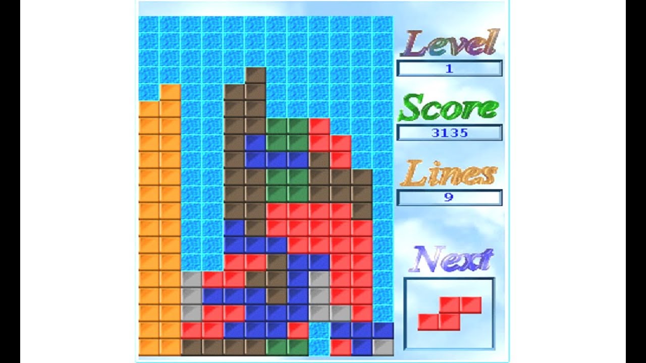 Crazy Tetris v1.0b (Windows game 2001) - YouTube