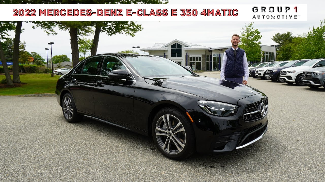2022 Mercedes-Benz E-Class E 350 4MATIC Sedan | Video Tour with Spencer ...