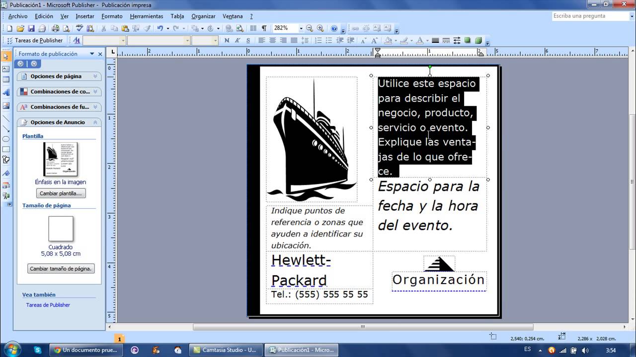 Microsoft Office Publisher 2007 Formatos - YouTube