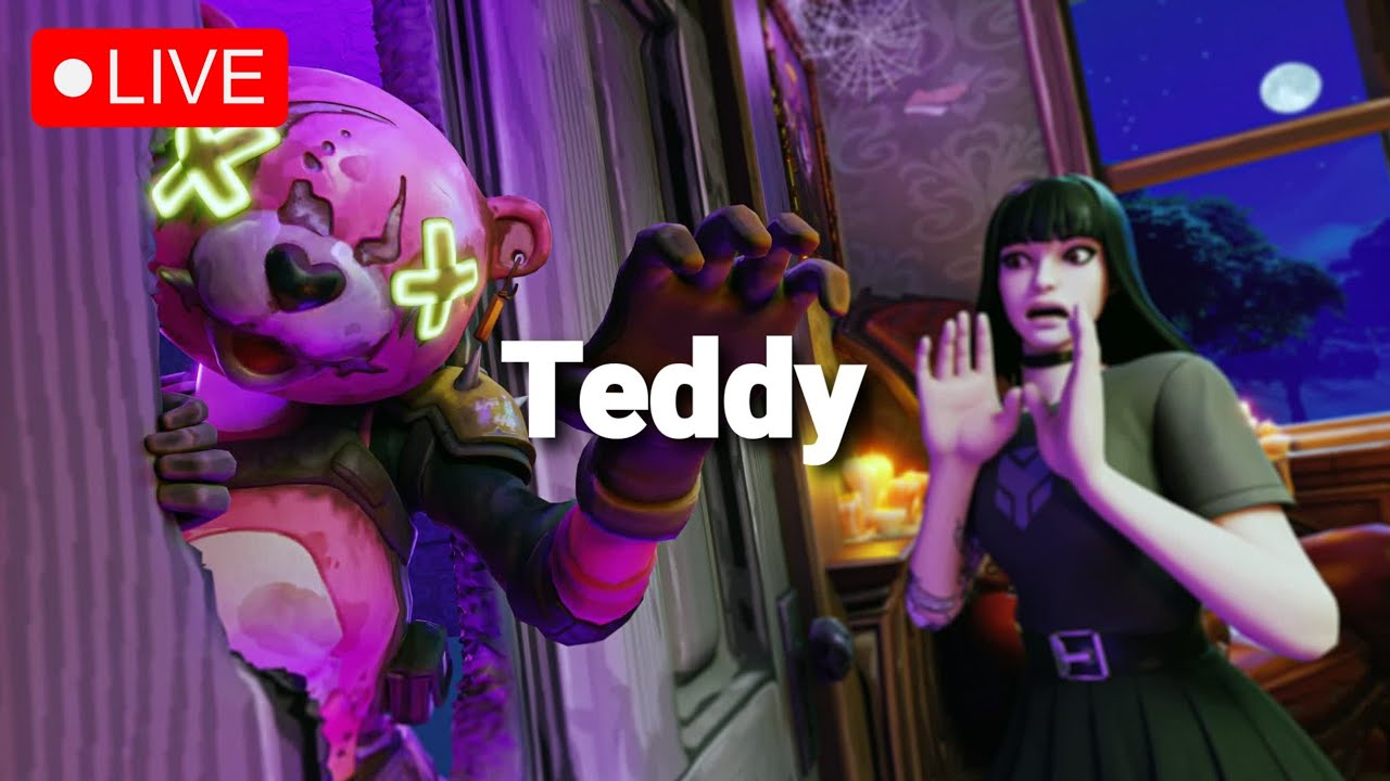 Escape Teddy before we DIE! LIVE (Fortnite Creative) - YouTube