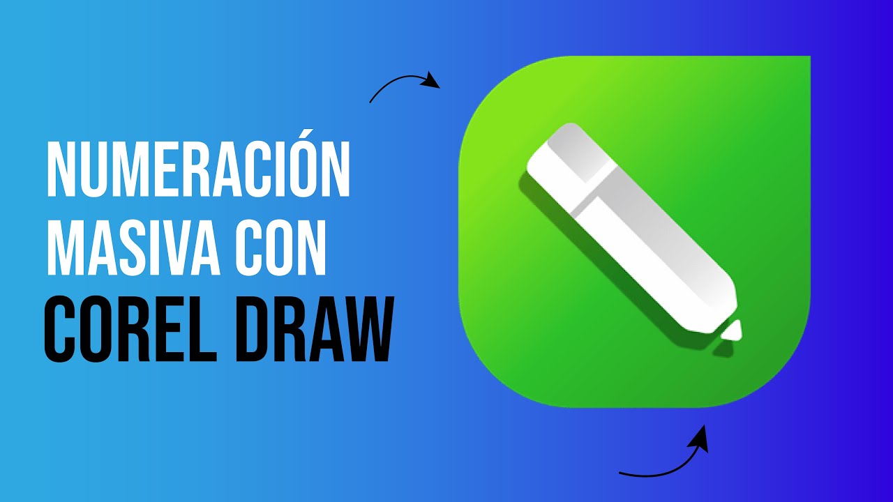 Numeración masiva con Corel Draw | Tutorial Corel Draw - YouTube