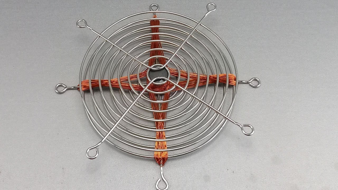 Make Free Energy Generator Using Fan And Copper wire - YouTube