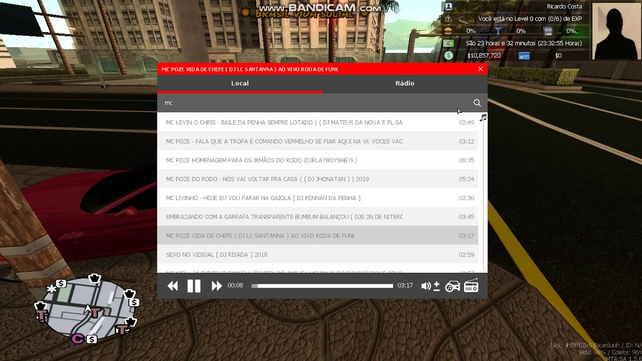 GTA MTA RP: Sistema de Radio Brasil Vida Social - FiveM De Pobre - YouTube
