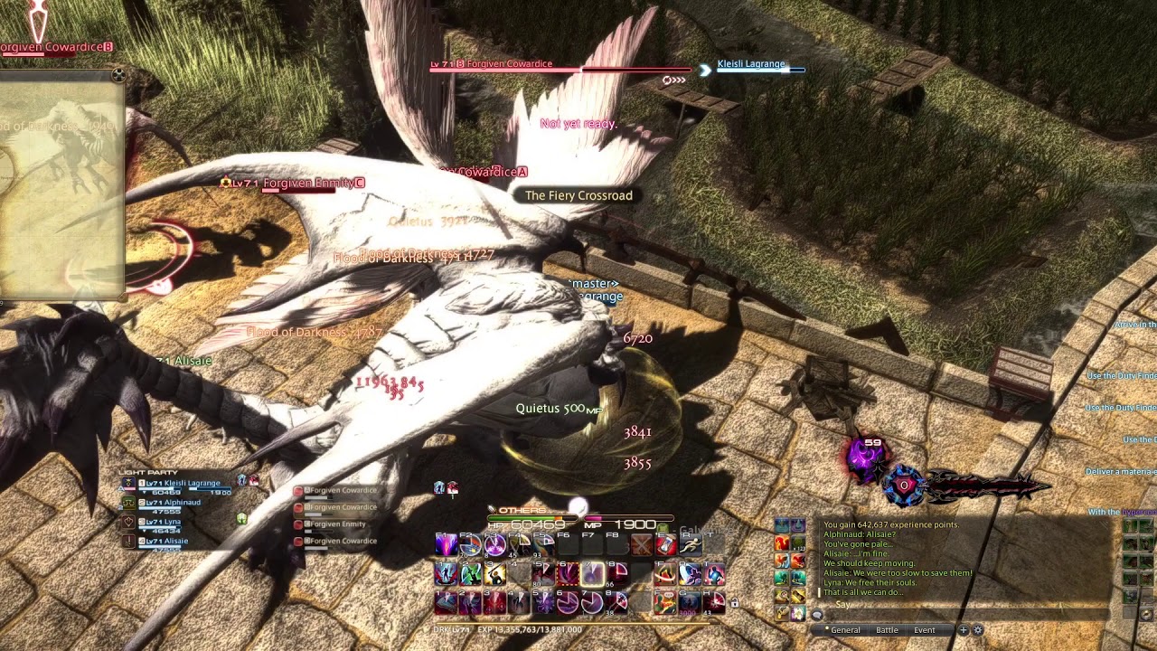 [Linux/Wine 6.0] FFXIV - Holminster Switch (Trust), Tank/DRK, GShade ...