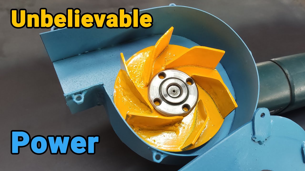 From Grinder to Jet Engine: DIY Powerful Jet Fan Tutorial - YouTube