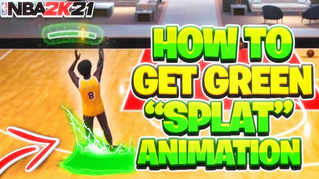 *GREENLIGHT* SPLAT ANIMATION 2K21 TUTORIAL! (How To Get Green Splat ...