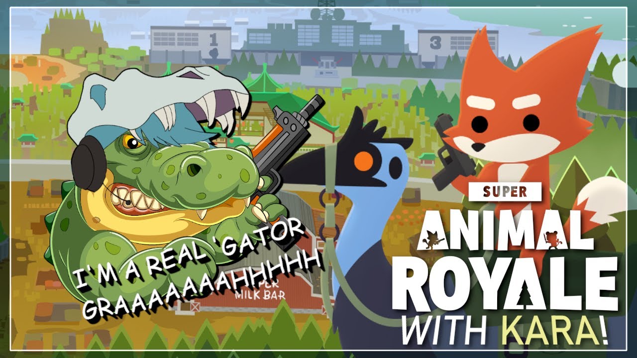 【SUPER ANIMAL ROYALE】GATOR MODE ACTIVATE ft. Shiromu Kara! - YouTube