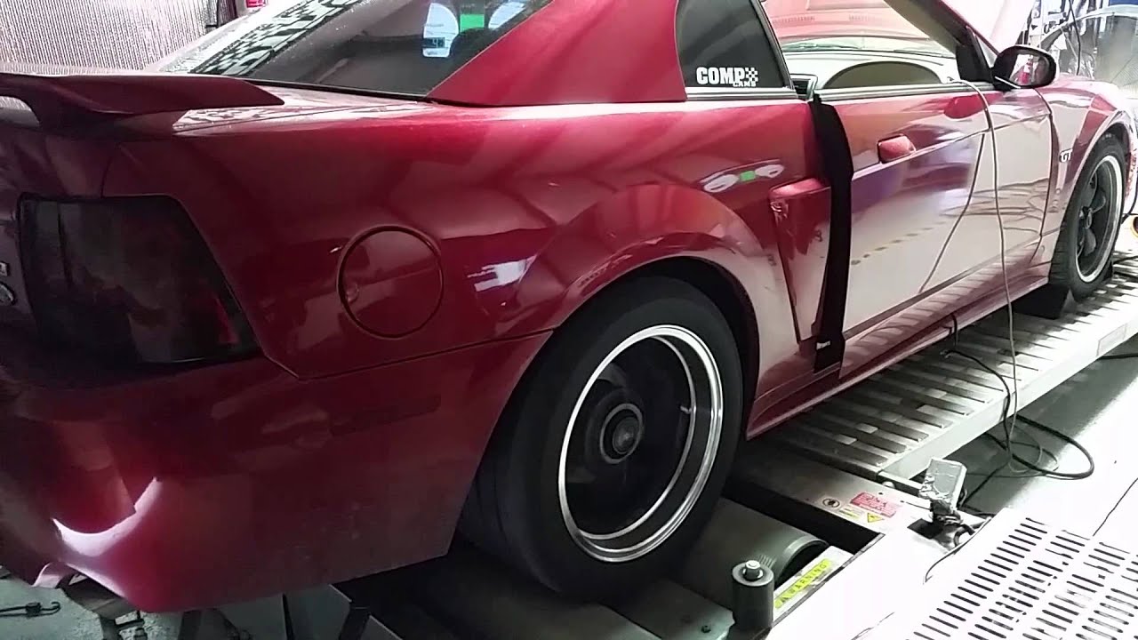 5.4 swapped 2003 Mustang GT getting dyno tuned - YouTube