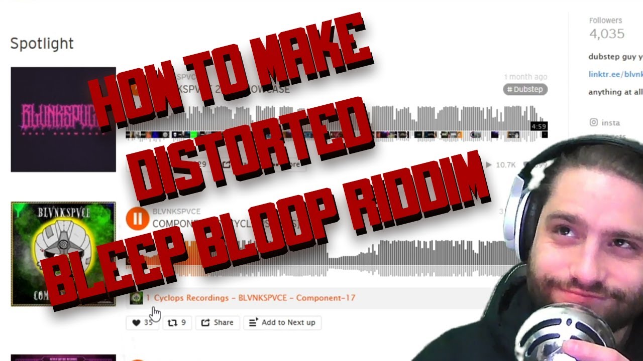 HOW TO DISTORTED BLEEP BLOOP RIDDIM LIKE (BLVNKSPVCE) - YouTube