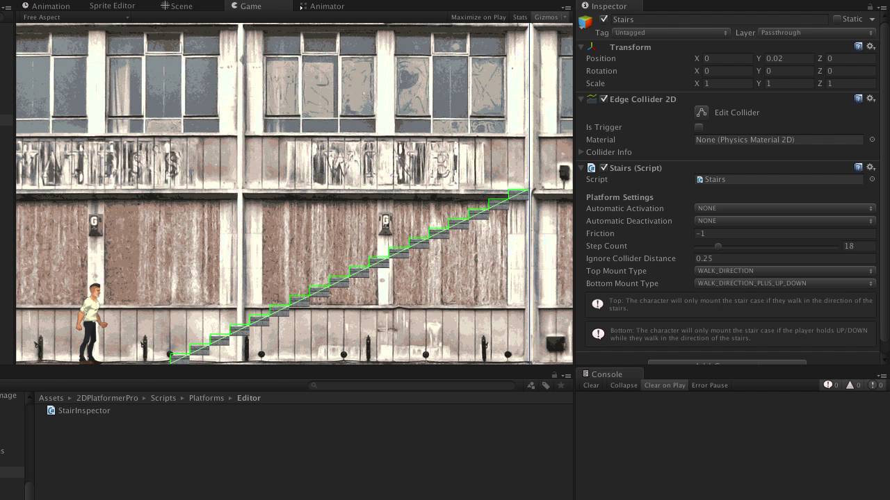 Platformer PRO - Stair Walking - YouTube